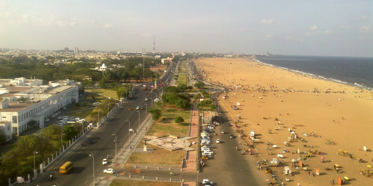 Marina Beach: A Spectacular Vista of Chennai's Coastal Charm